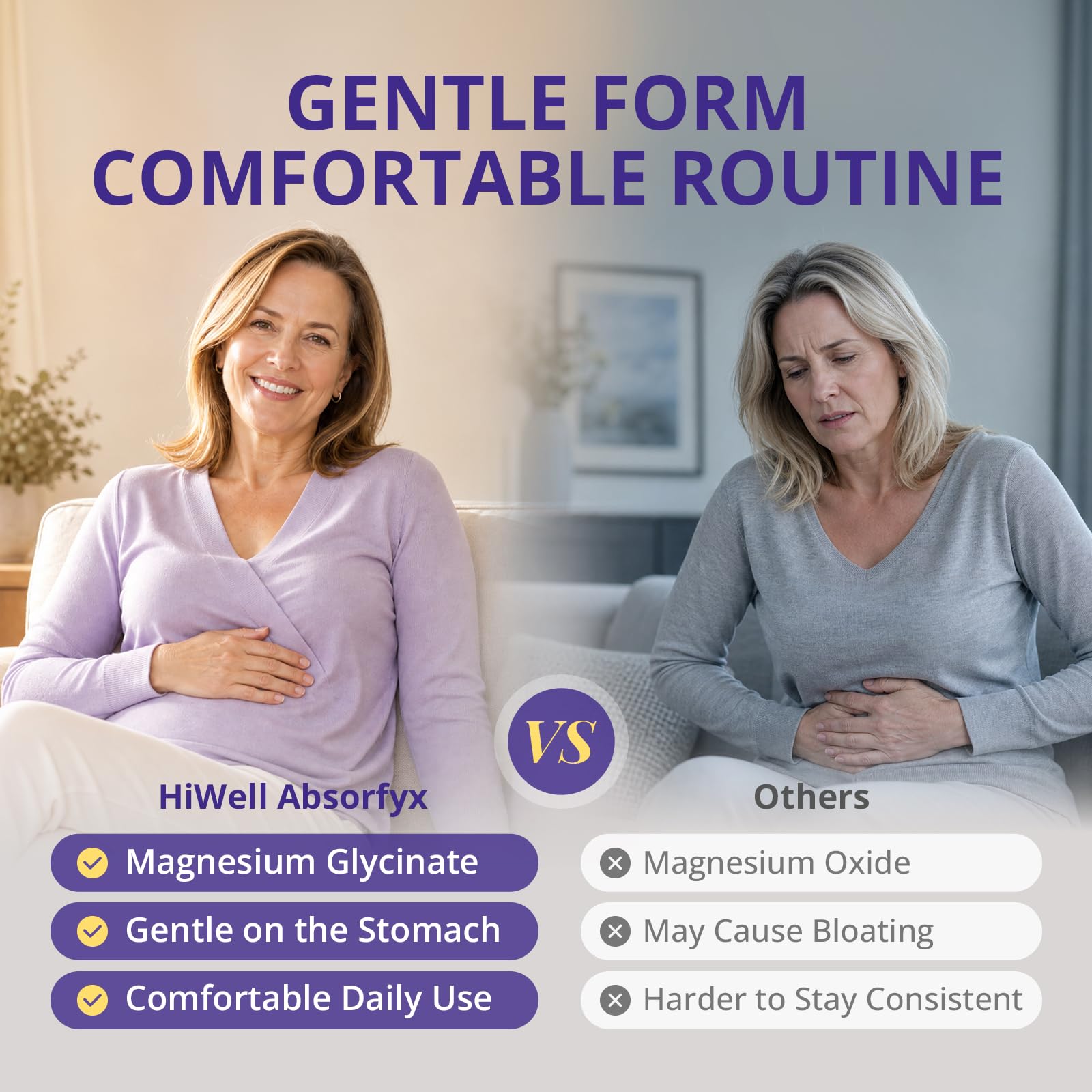 Magnesium glycinate supports bone health
