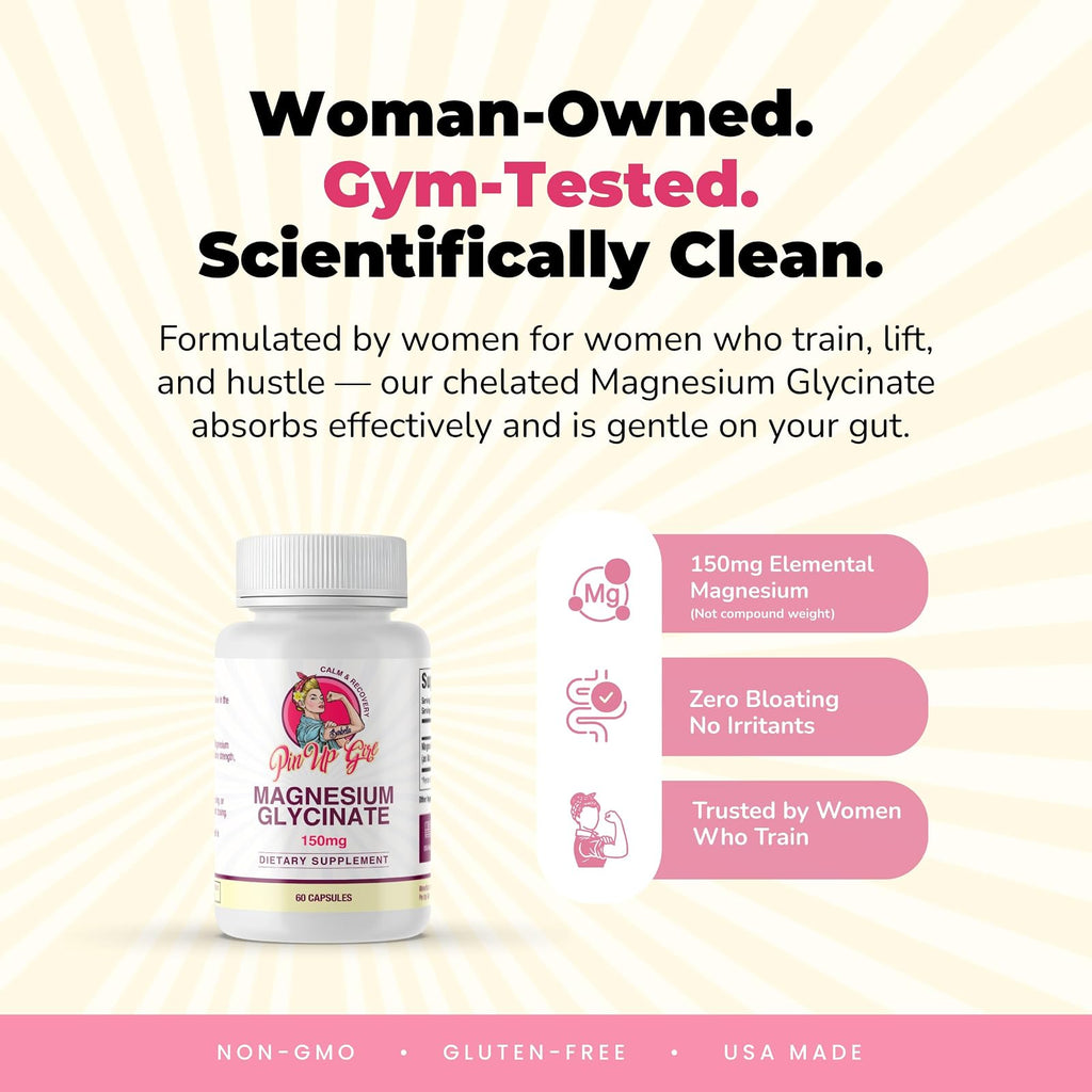 Magnesium glycinate supports calmness
