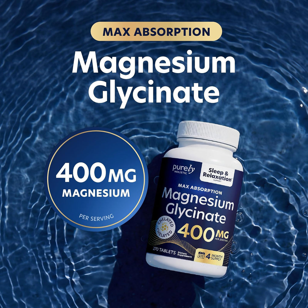 Magnesium glycinate supports muscle relaxation
