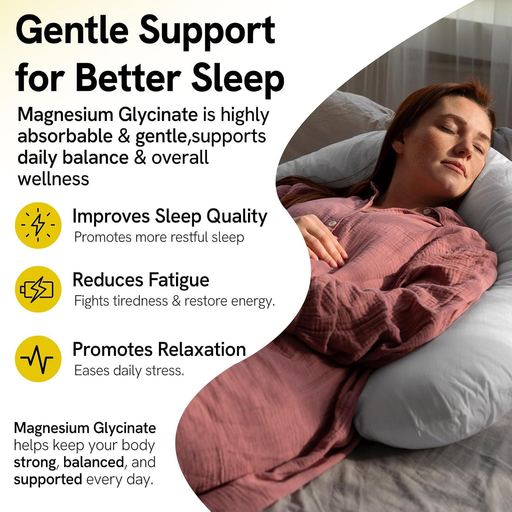 Magnesium glycinate supports overall wellness