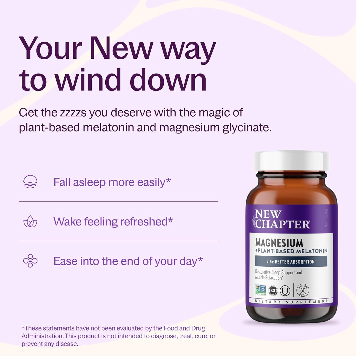 Magnesium glycinate tablets for relaxation