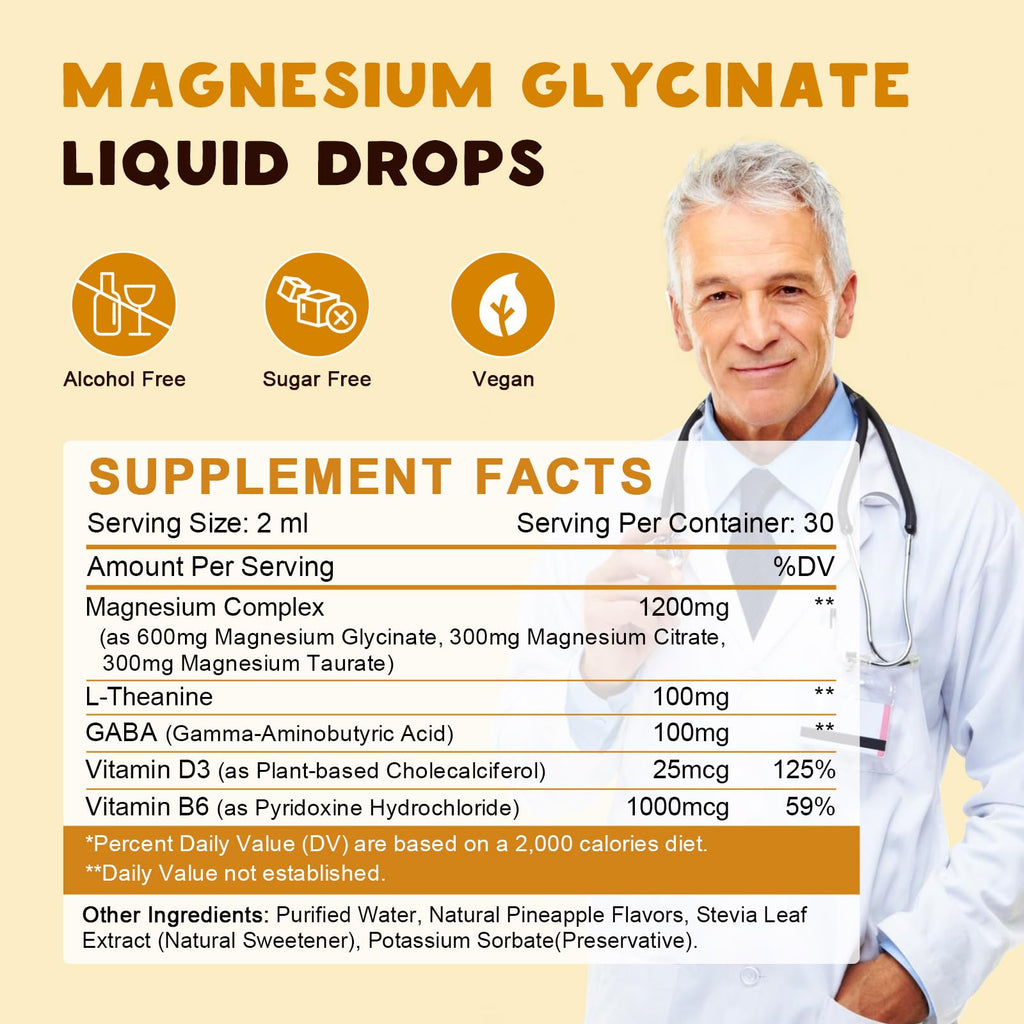magnesium glycinate with GABA and L-theanine