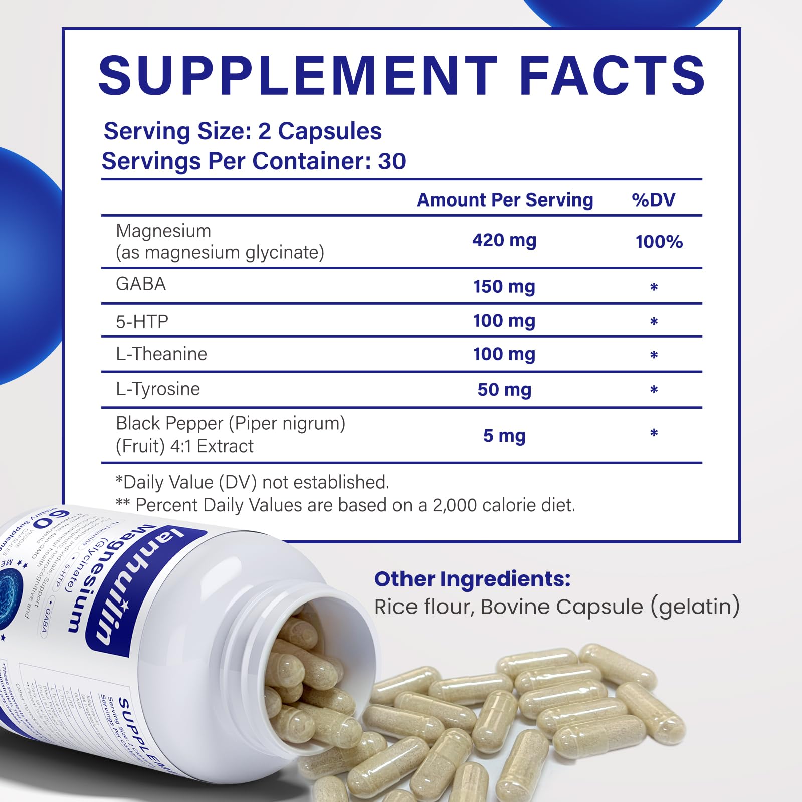 magnesium glycinate with GABA for stress relief