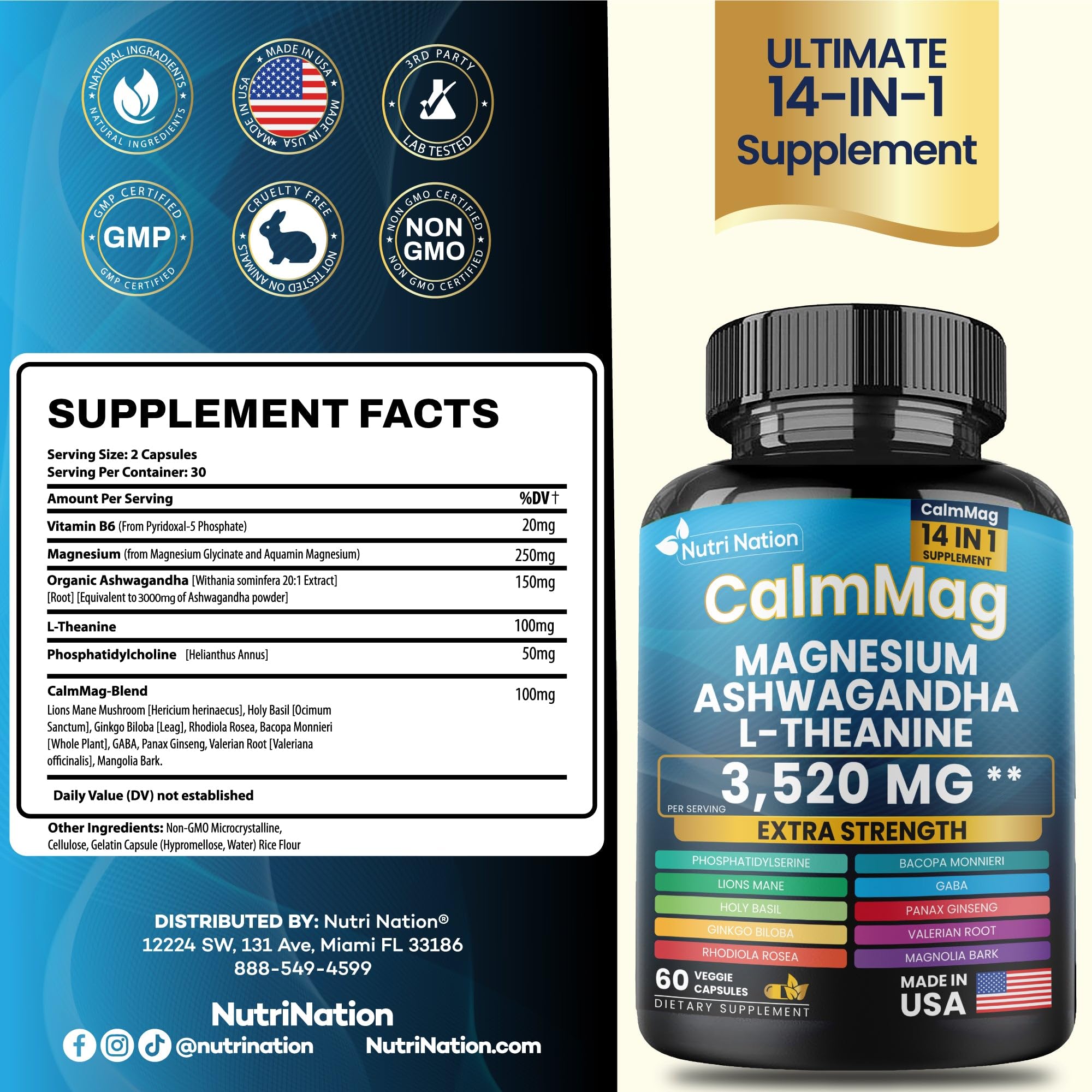 magnesium glycinate with L-Theanine
