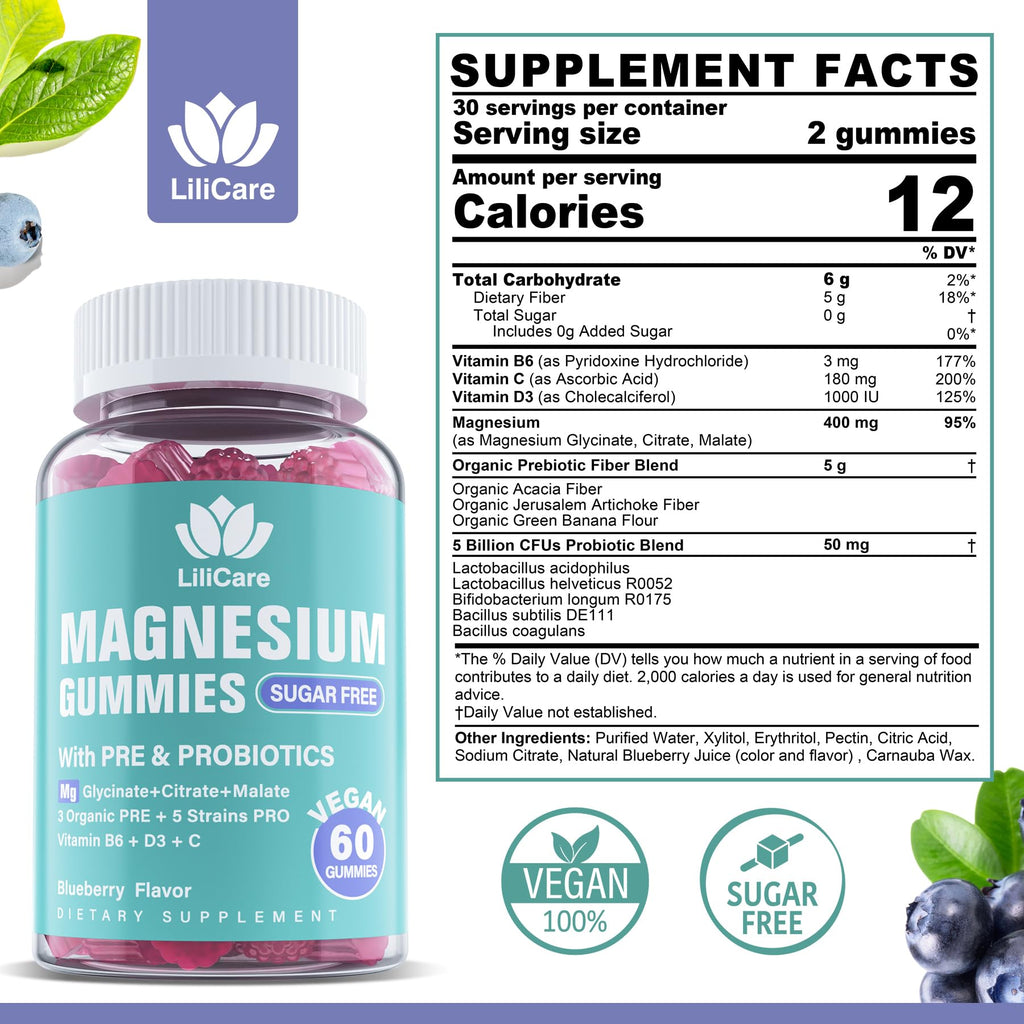 magnesium glycinate with probiotics benefits