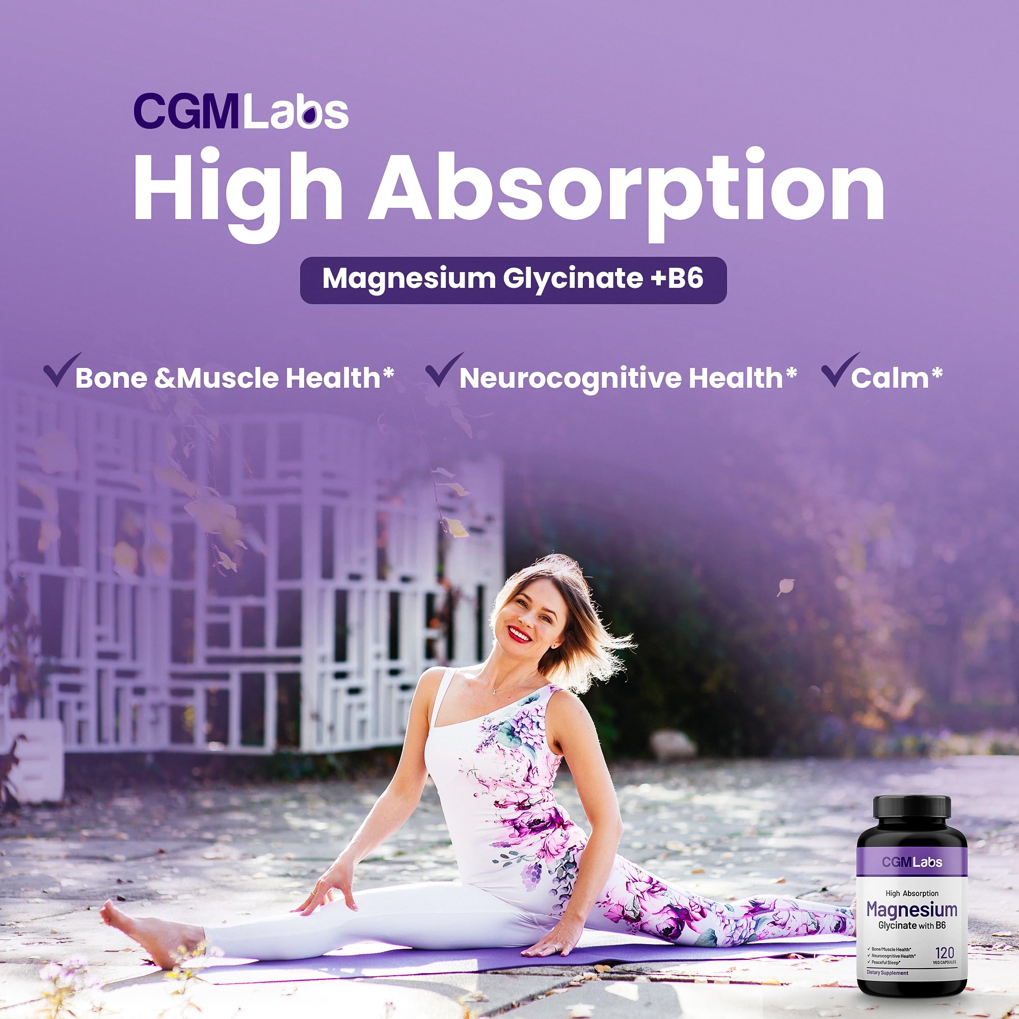 magnesium glycinate with vitamin B6 benefits