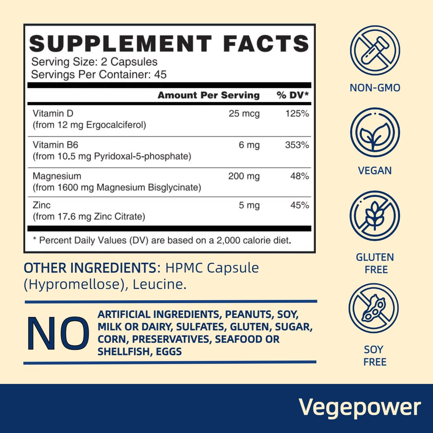 magnesium glycinate with zinc and vitamin D