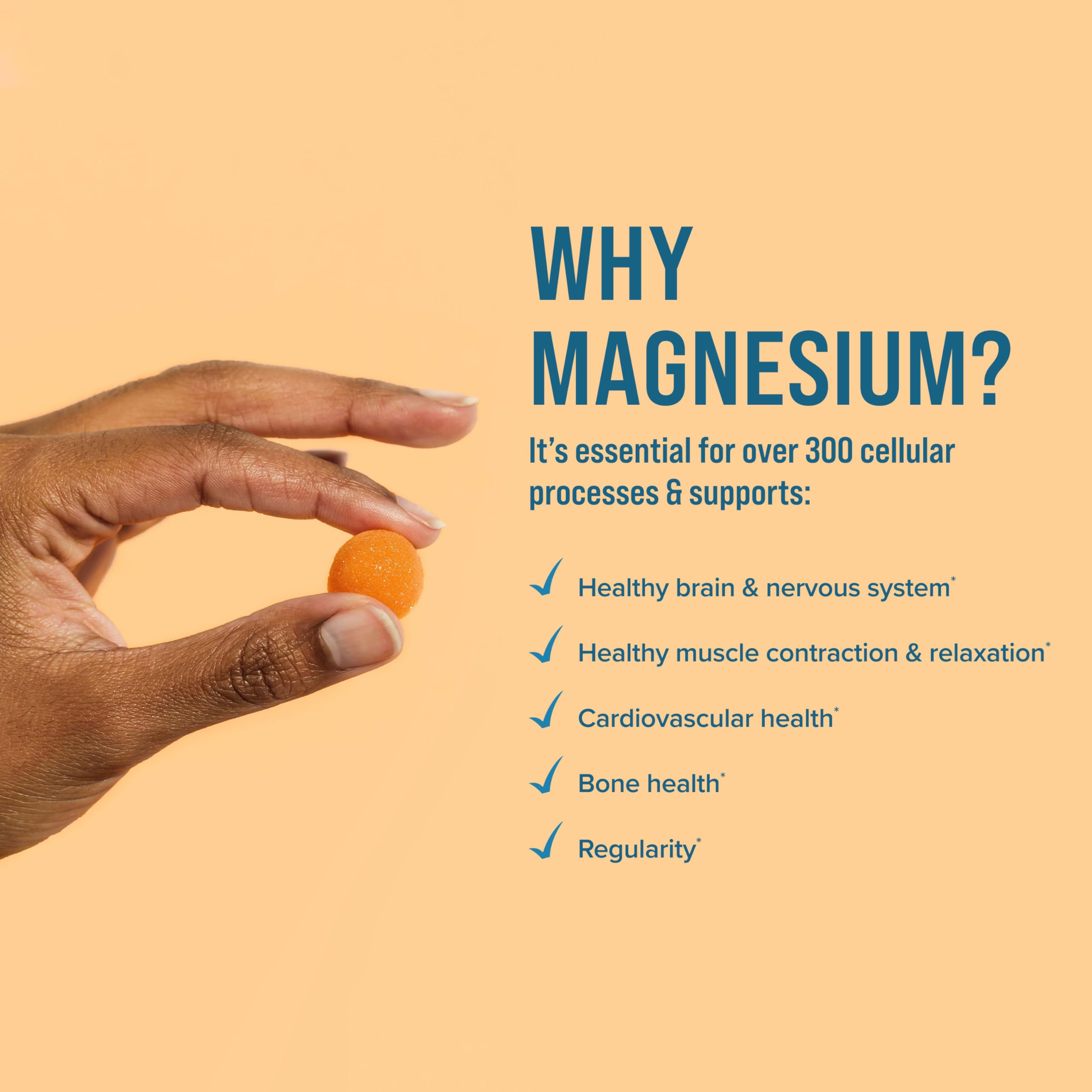 Magnesium gummies for a peaceful night's sleep