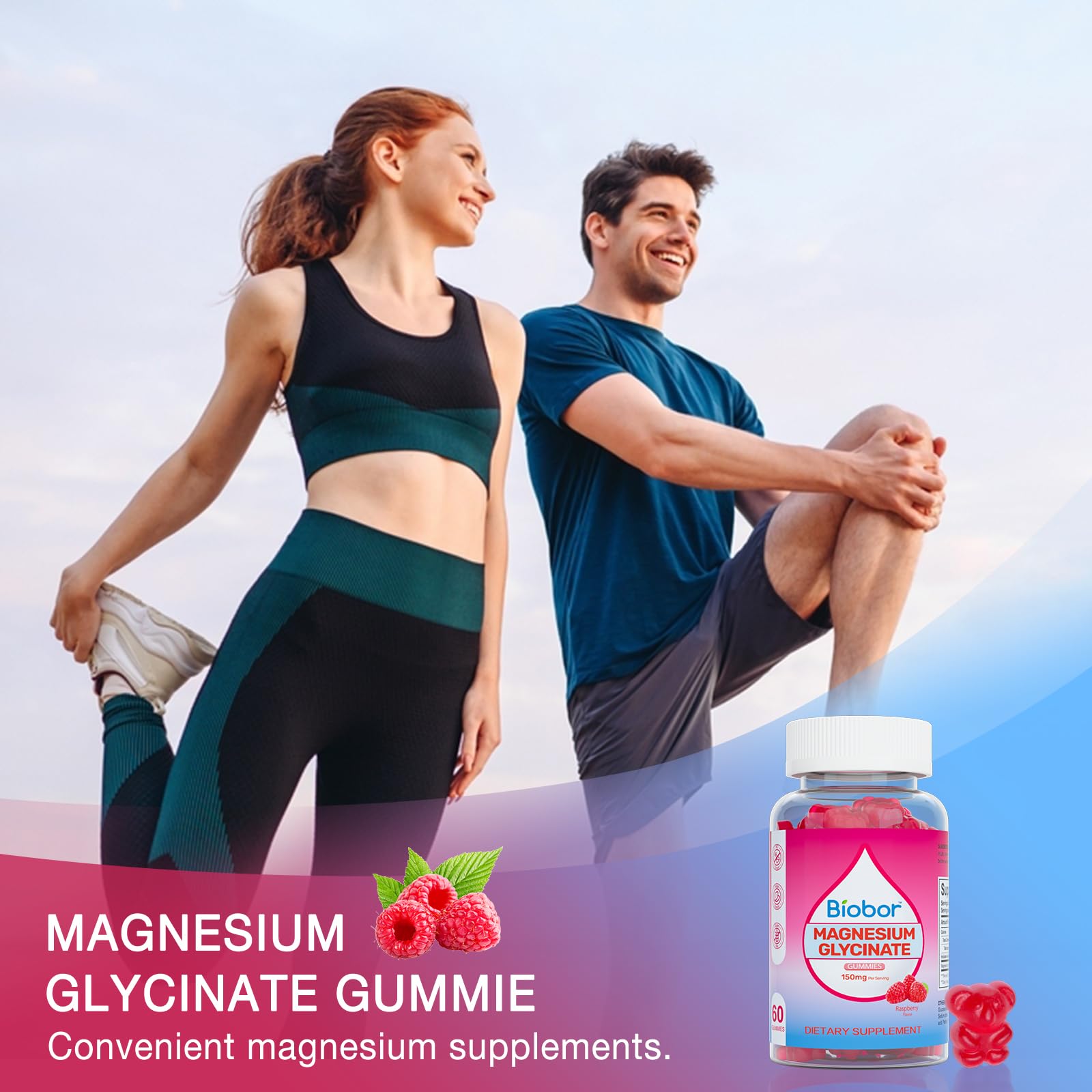 Magnesium gummies for active lifestyles