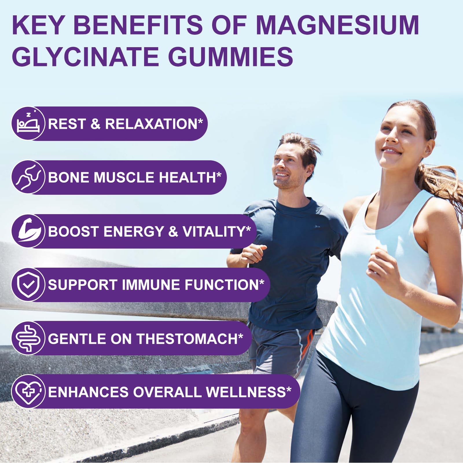 Magnesium gummies for better sleep support