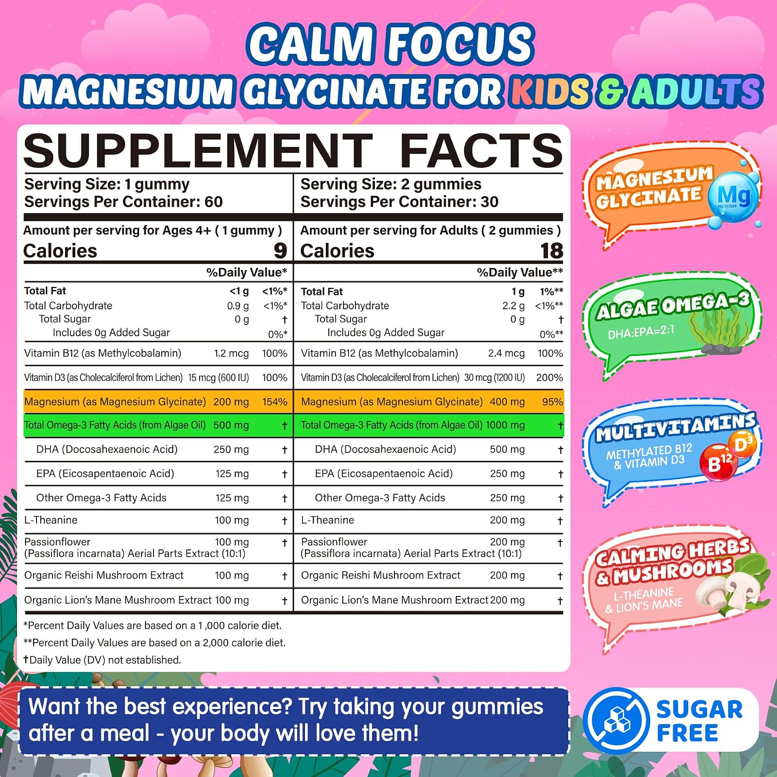 Magnesium gummies for better sleep support