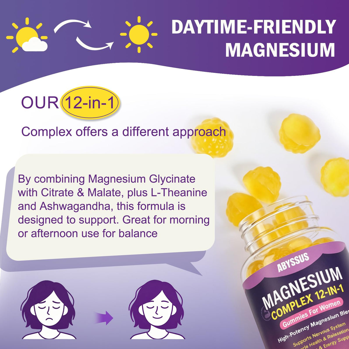 Magnesium gummies for better sleep