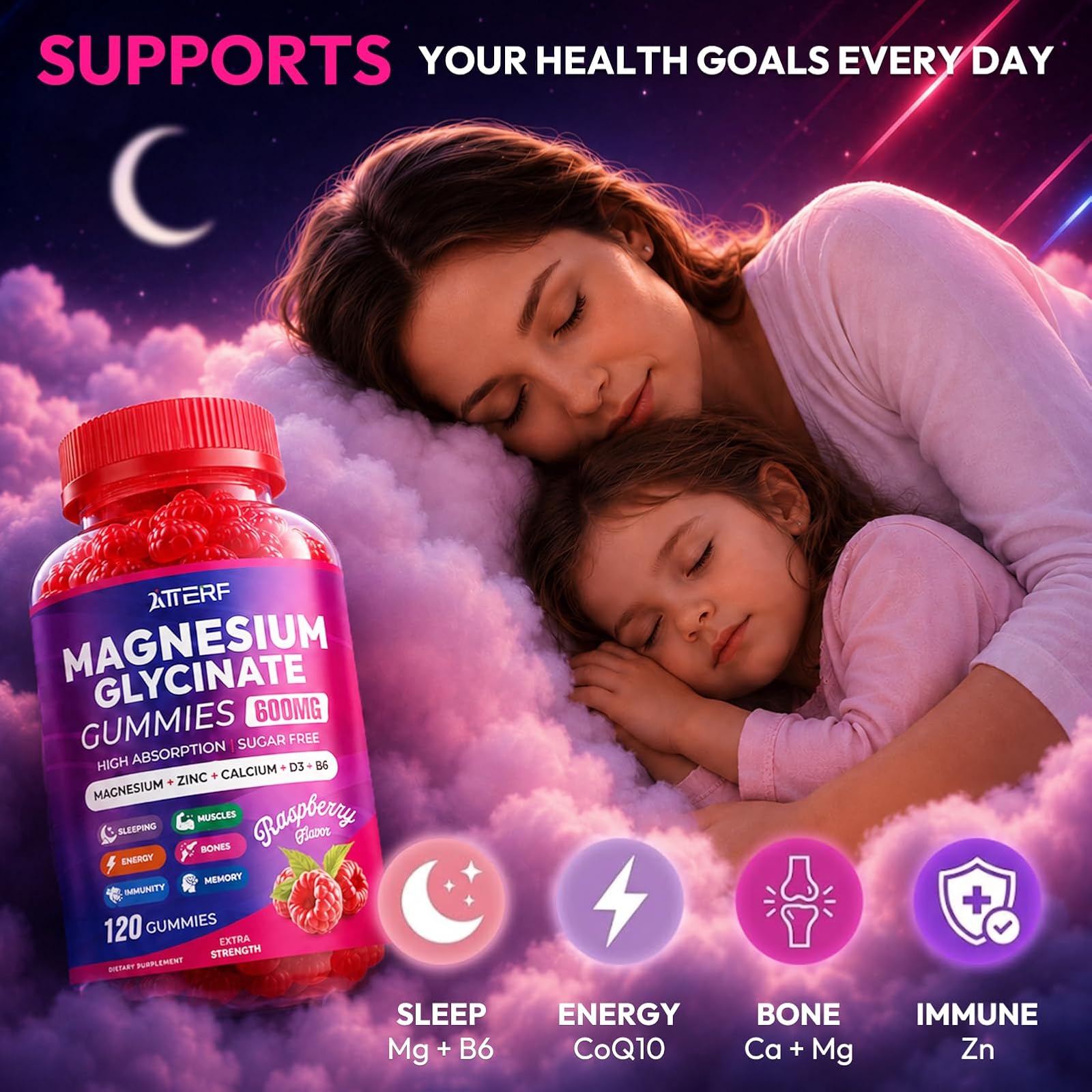 Magnesium gummies for daily wellness