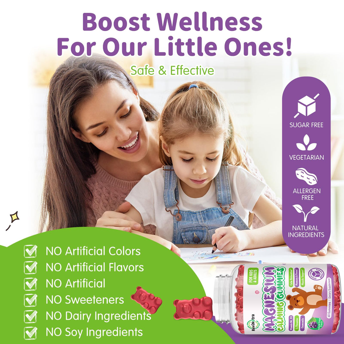 magnesium gummies for healthy growth