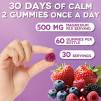 Magnesium gummies for improved energy levels