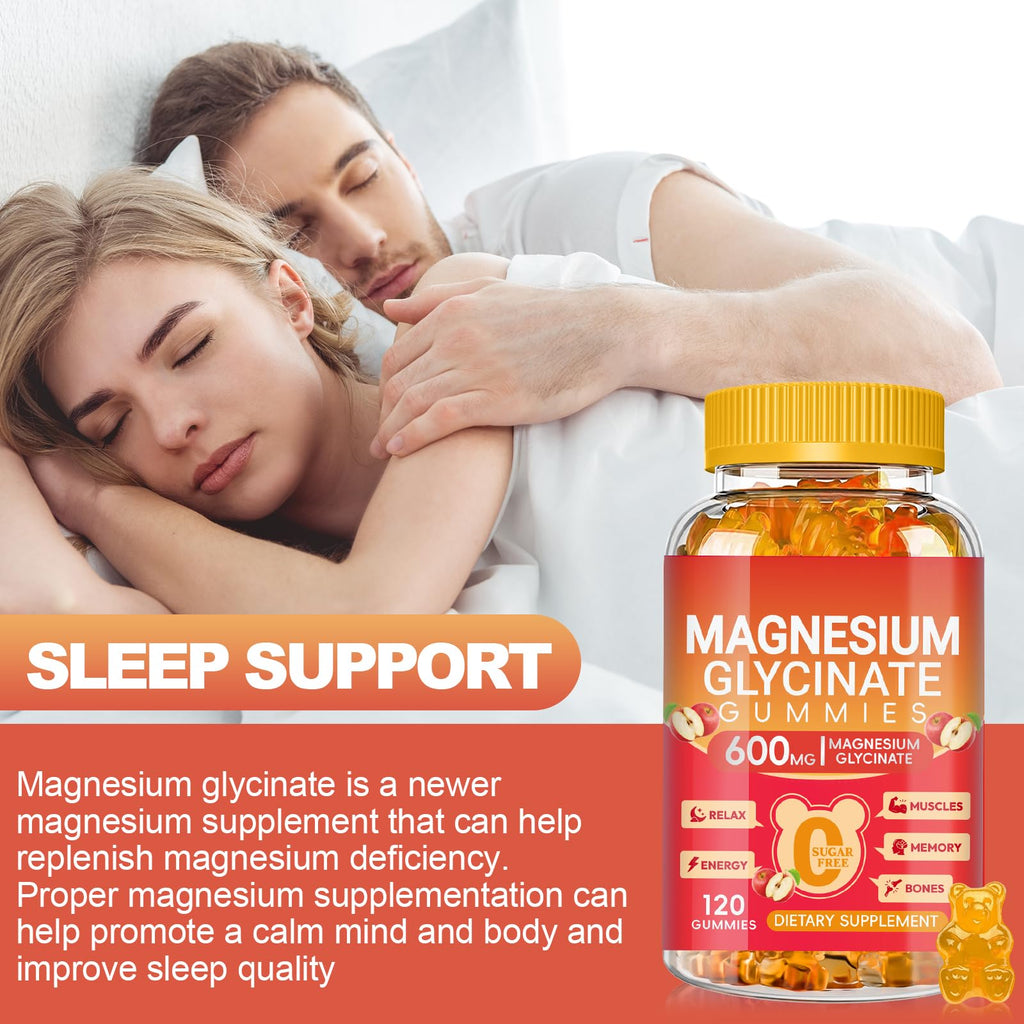 Magnesium gummies for improved mood balance