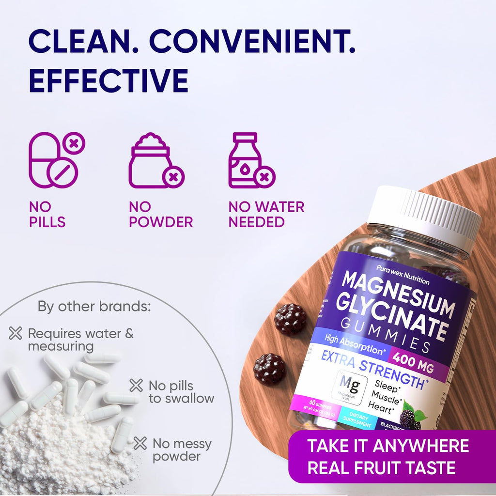 Magnesium gummies for improved mood