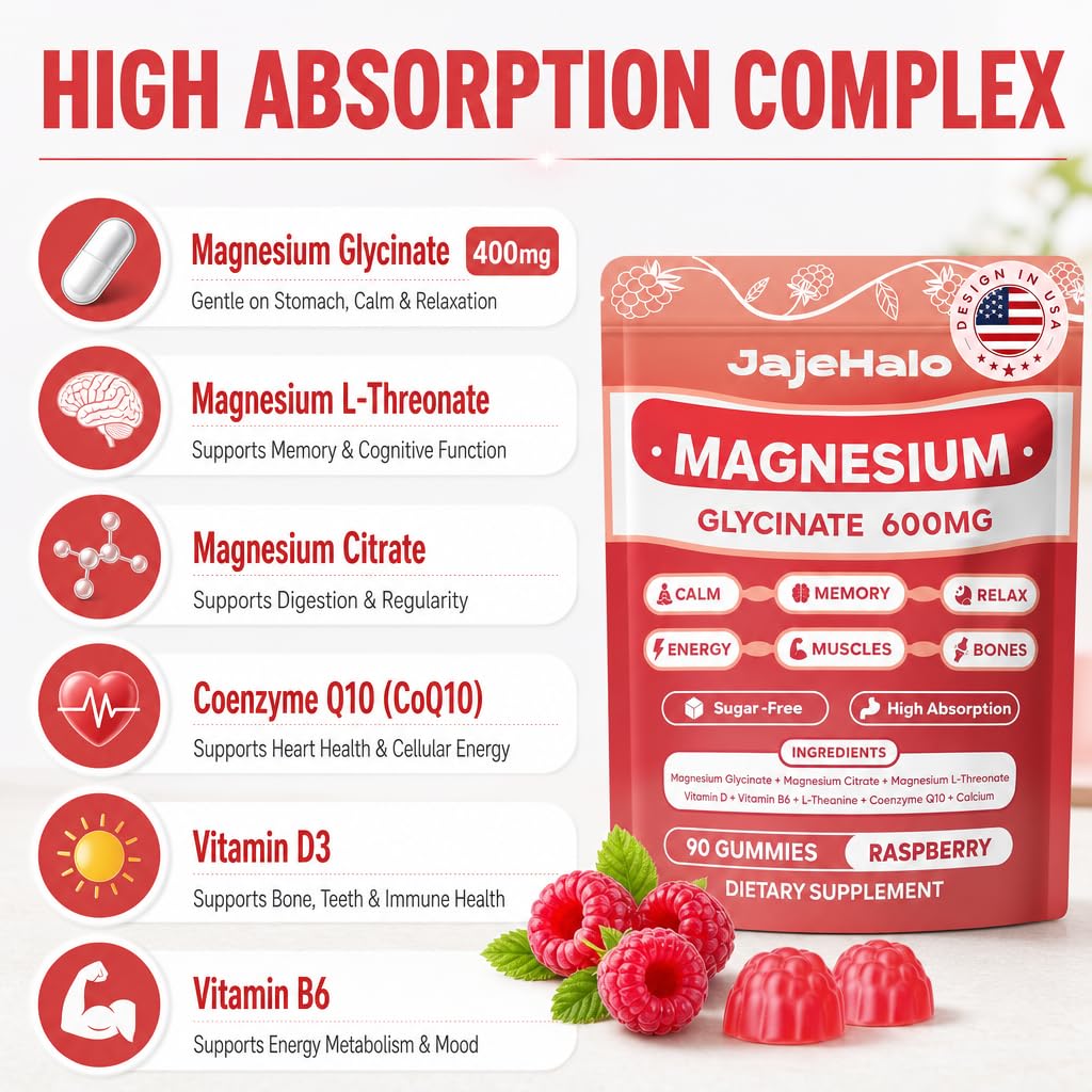 Magnesium gummies for improved mood