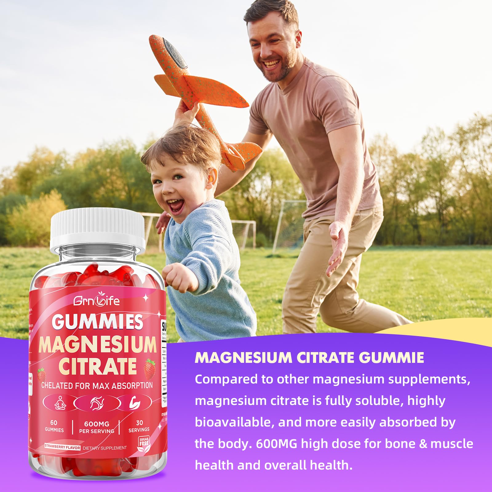 Magnesium gummies for improved sleep quality