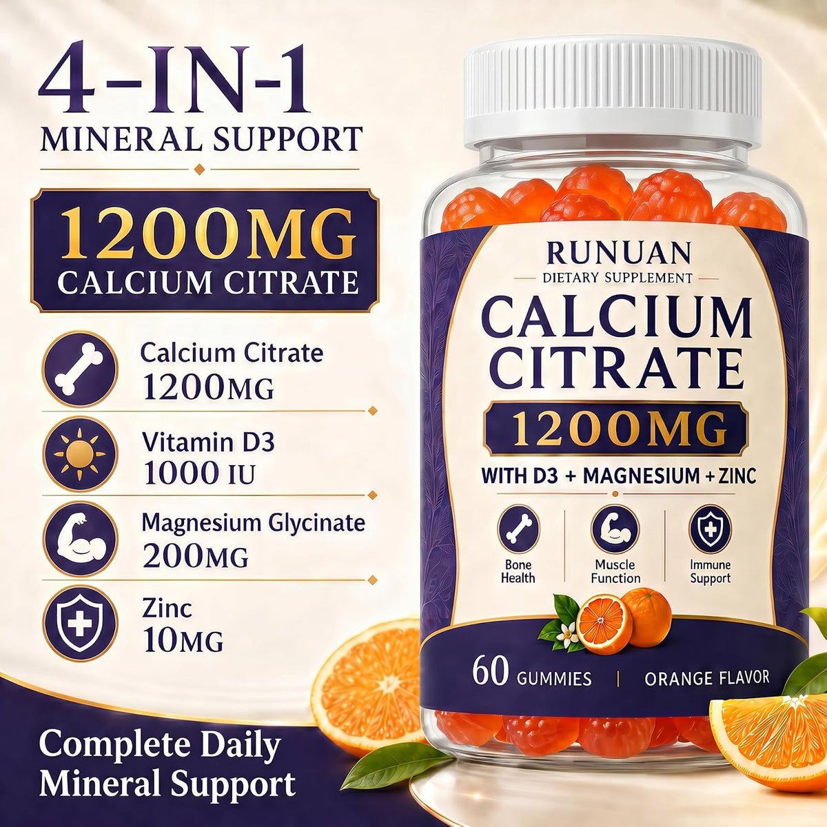 Magnesium gummies for muscle health