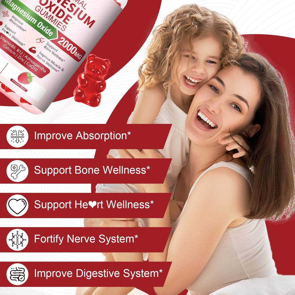 Magnesium gummies for muscle recovery support