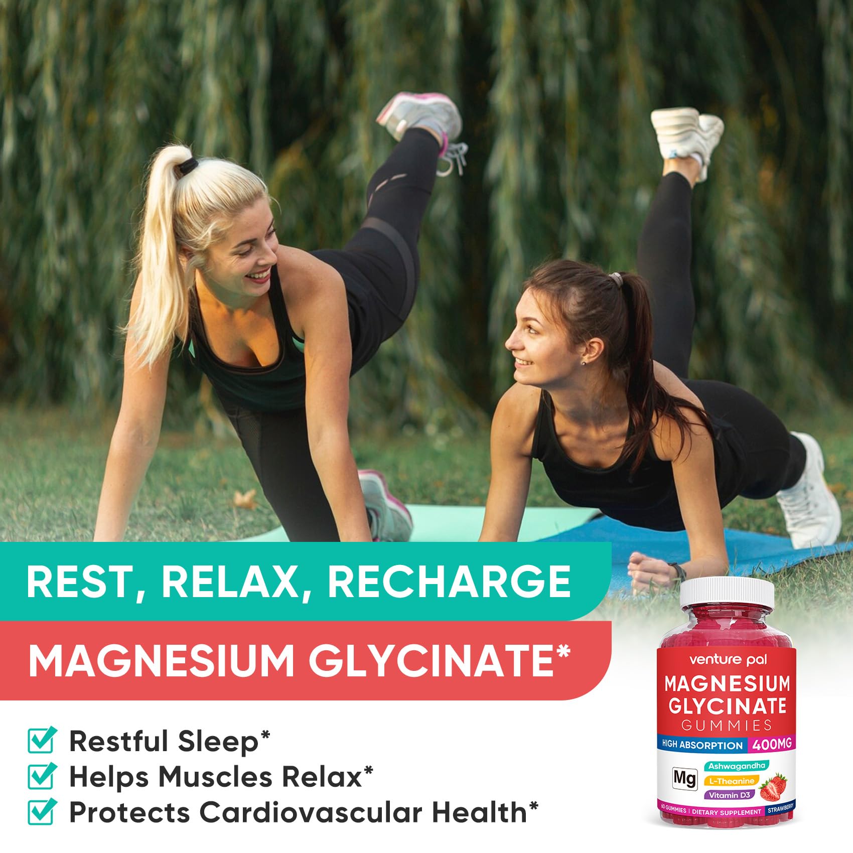 Magnesium gummies for muscle recovery