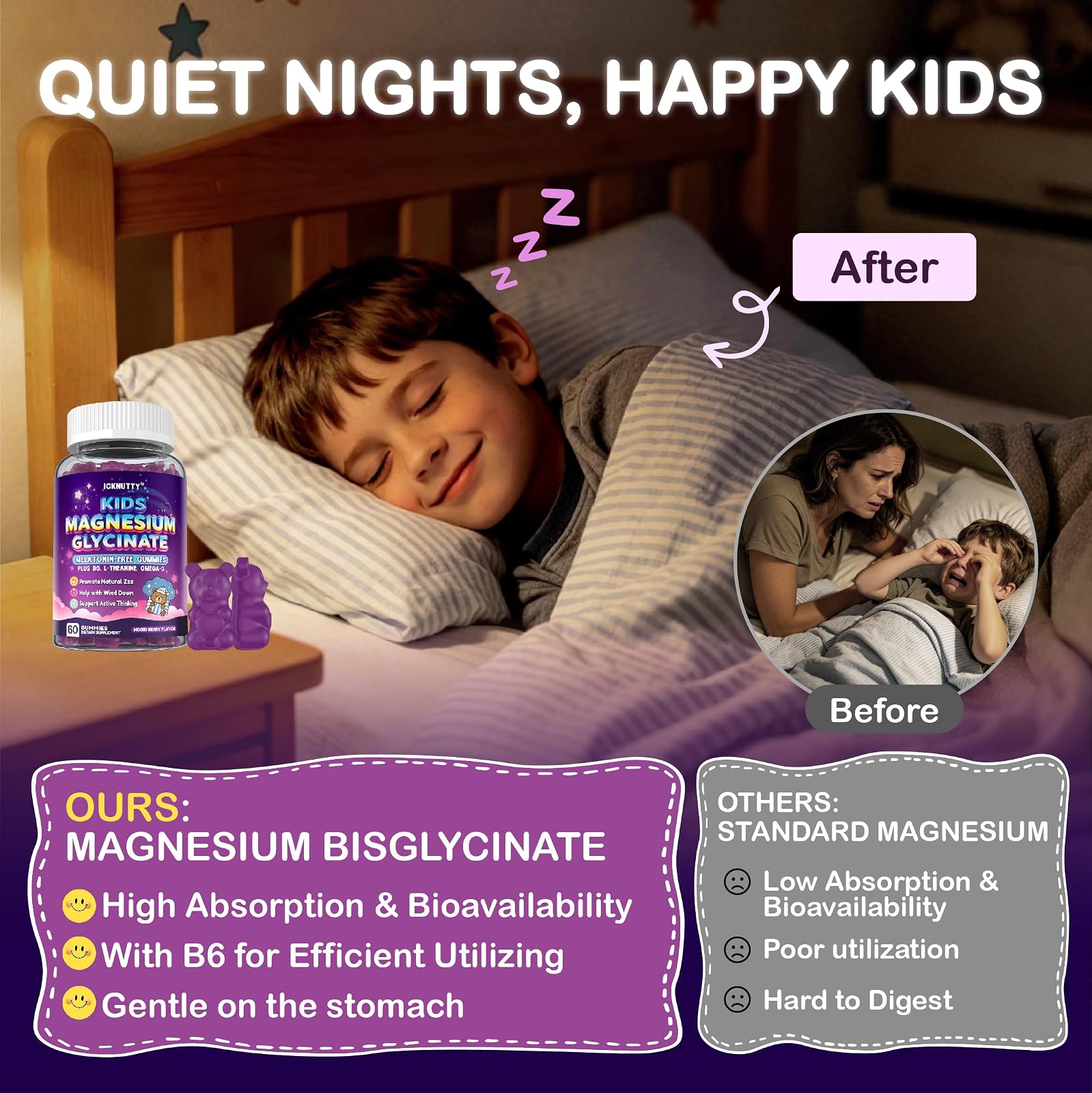 Magnesium gummies for muscle recovery