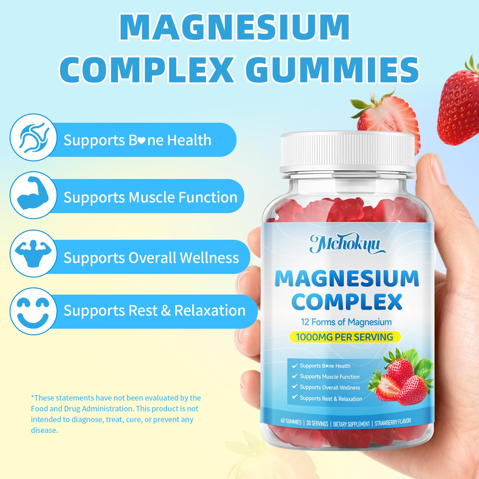Magnesium gummies for muscle recovery