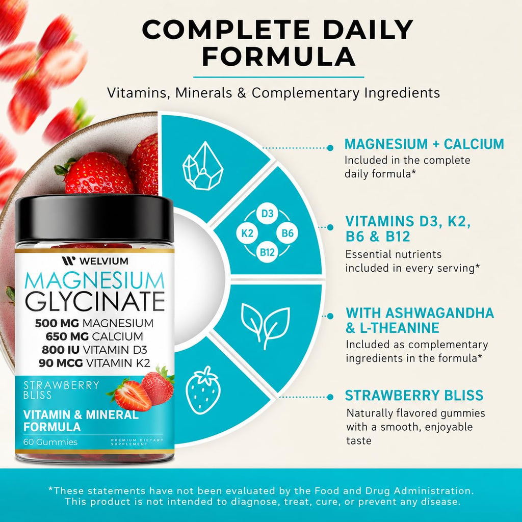 Magnesium gummies for muscle recovery
