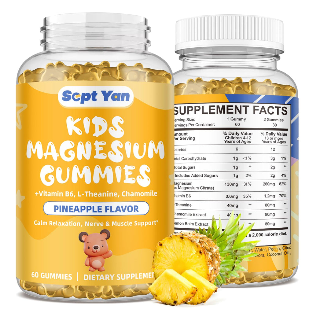 Magnesium gummies for restful sleep