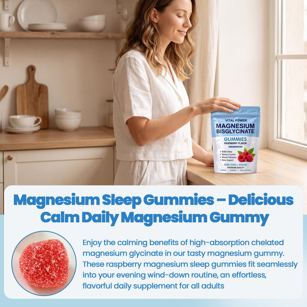 Magnesium gummies to boost energy levels