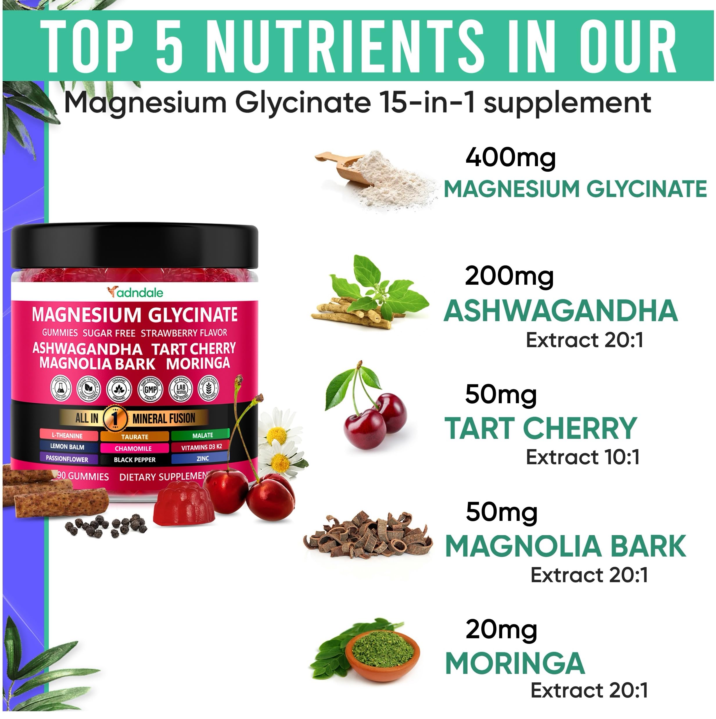 magnesium gummies with ashwagandha benefits