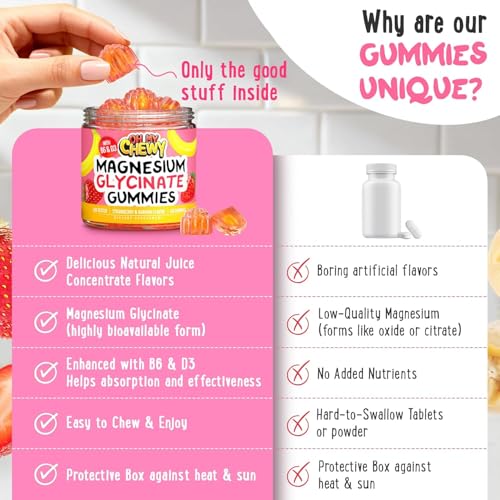 magnesium gummies with B6 and D3