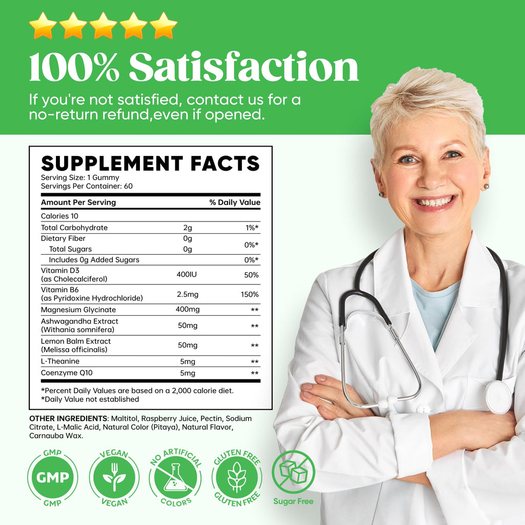 magnesium gummies with B6 for mood support