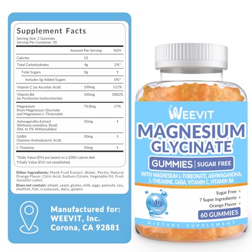 magnesium gummies with calming ingredients