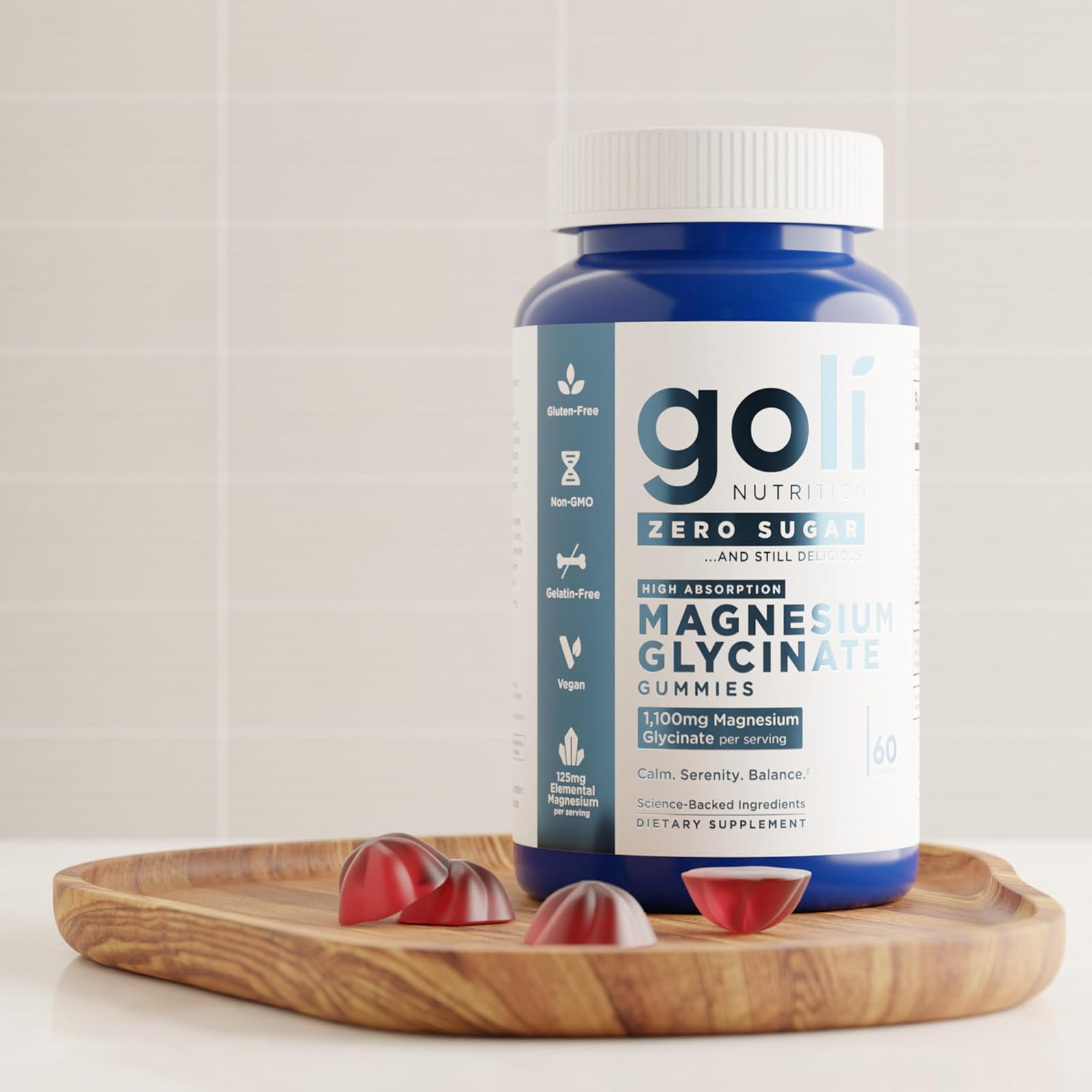 Magnesium gummies with essential minerals
