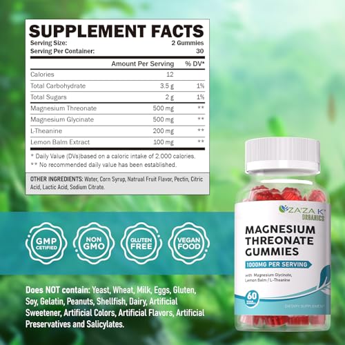 magnesium gummies with L-Theanine benefits