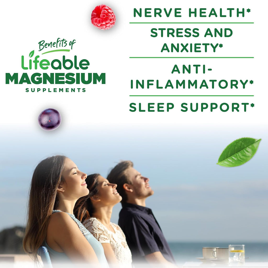 Magnesium gummies with natural ingredients
