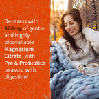 Magnesium gummies with natural orange flavour