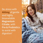 Magnesium gummies with natural peach taste