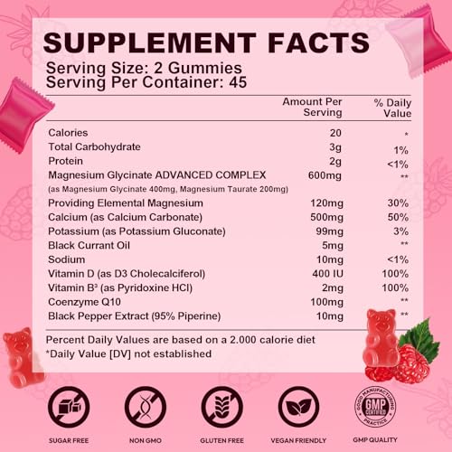 magnesium gummies with vitamin D support
