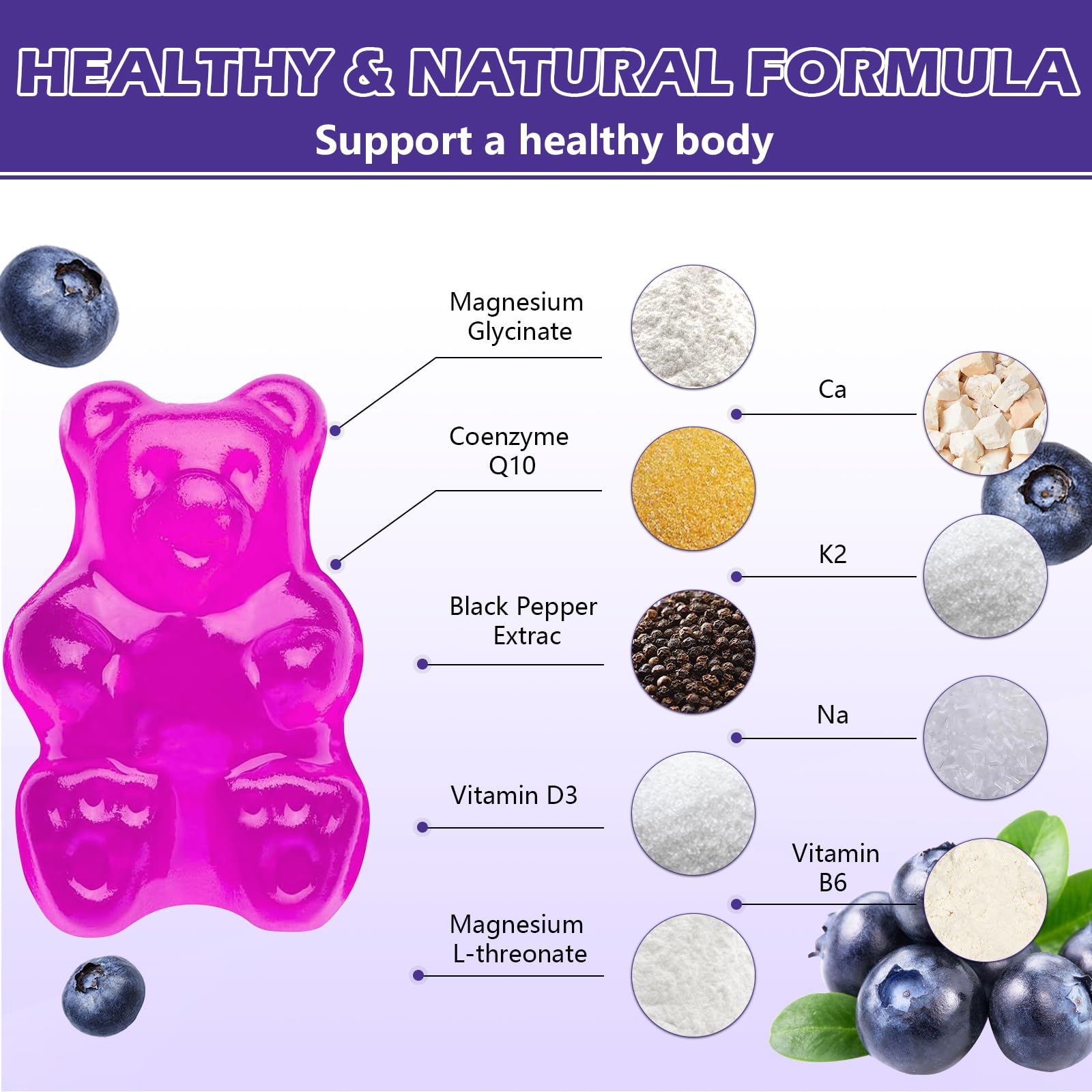 magnesium gummies with vitamin K2 and D3