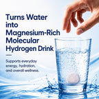 Magnesium infused hydrogen tablets