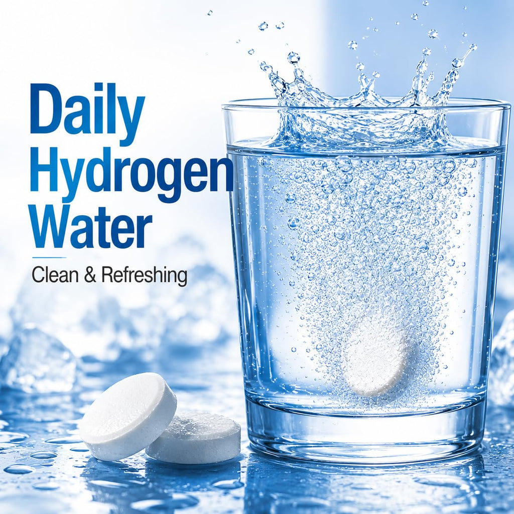 Magnesium infused hydrogen tablets