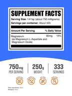 magnesium l-aspartate for muscle recovery