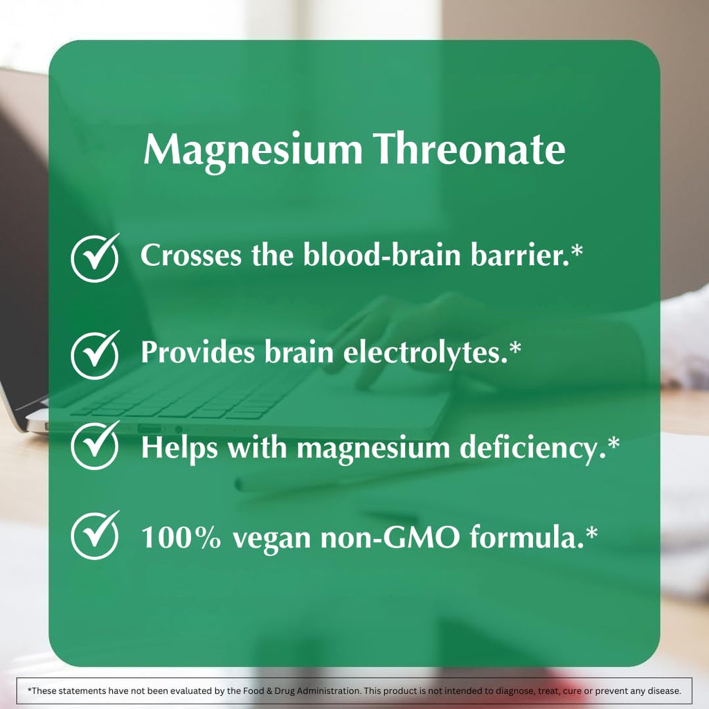 Magnesium L-Threonate for cognitive support