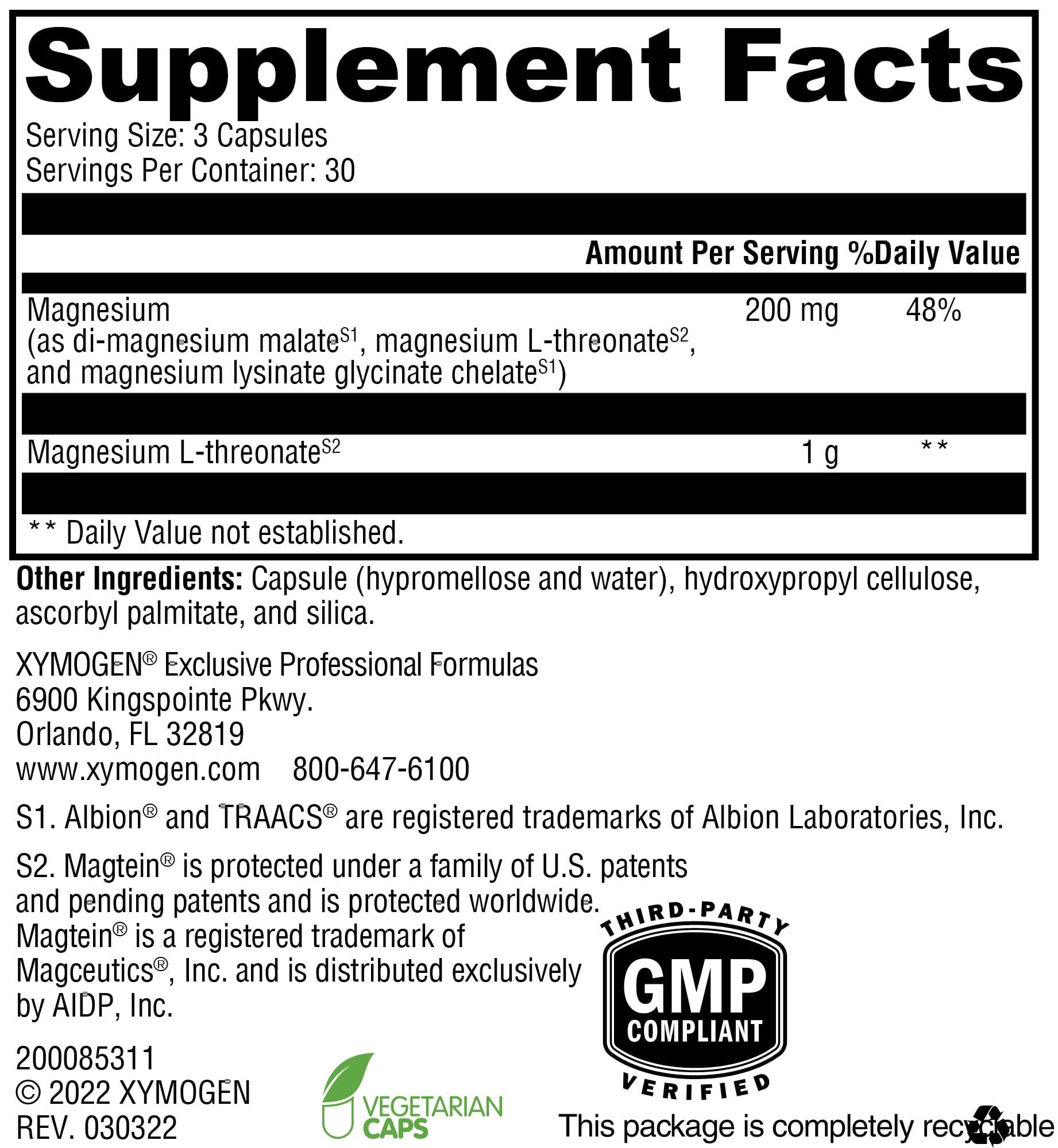 magnesium L-Threonate for cognitive support