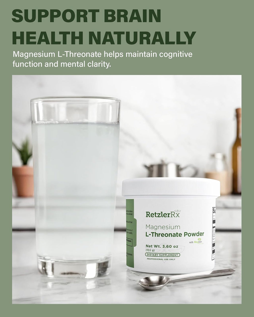 Magnesium L-Threonate for cognitive support