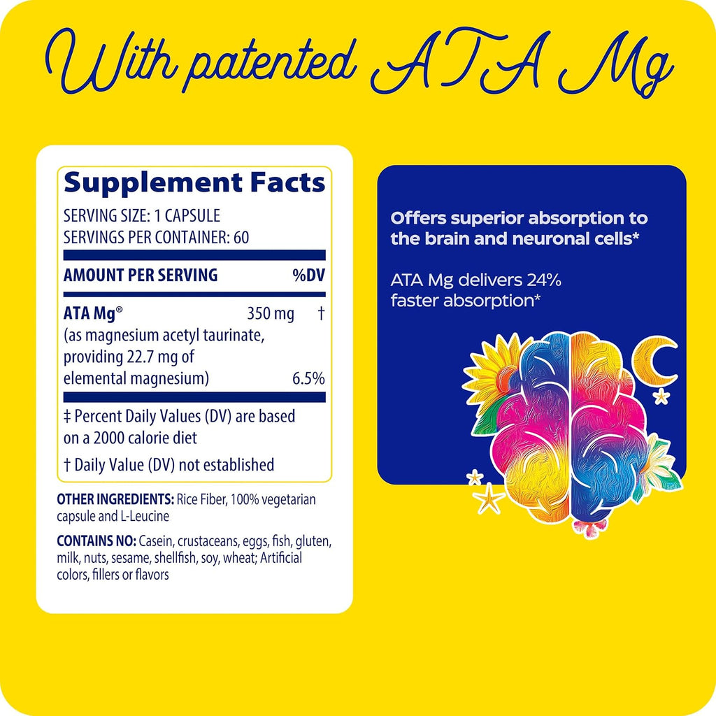 Magnesium l-threonate for enhanced brain function