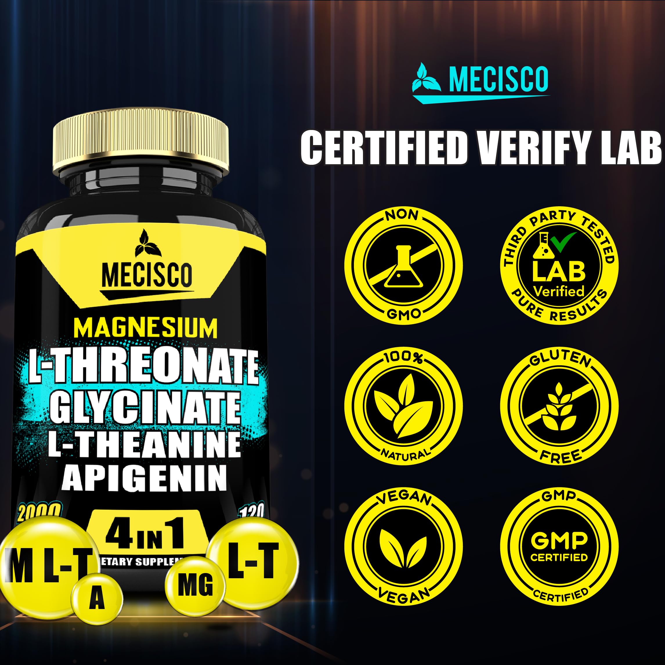 magnesium L-Threonate for enhanced focus
